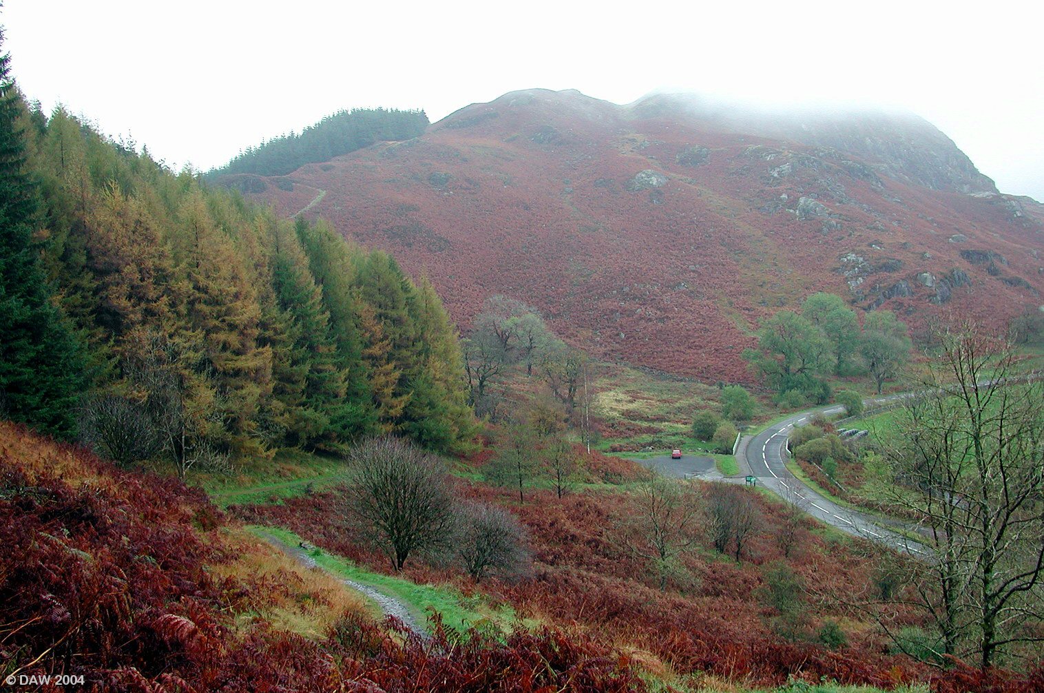 Dumfries & Galloway countryside - Autumn view from Murray's Monument ...