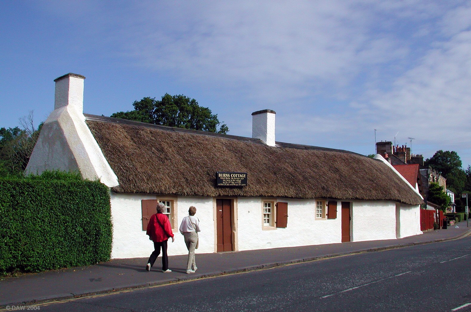 Town of Ayr - Robert Burns Cottage, Alloway - The Neilston WebCam Photo ...