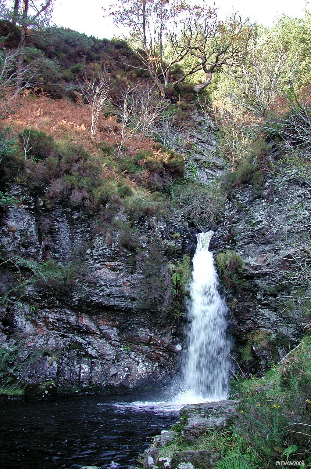 Dumfries & Galloway countryside - The Grey Mare's Tail burn, Galloway ...