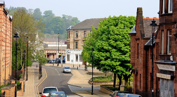Barrhead - Cochrane Street, barrhead - The Neilston WebCam Photo Gallery